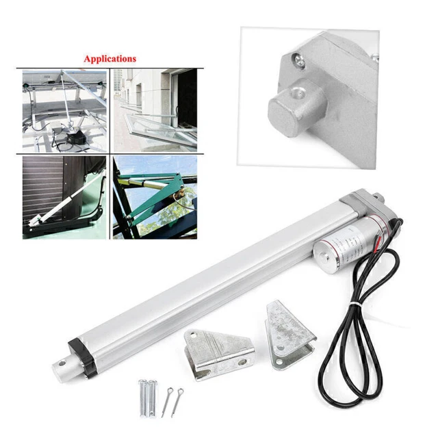 ACTUADOR LINEAL DC 12V Motor Eléctrico Elevación Automática 2"-18" Carrera Para Coche Médico EUR ...