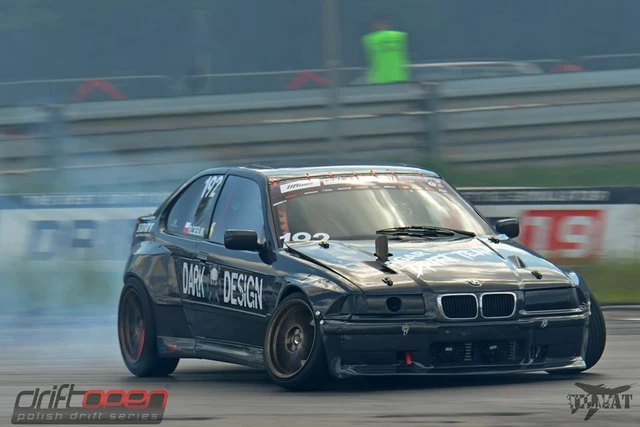 BMW E36 COMPACT (Not Pandem) Dark Design V1 Style Full Wide Body ...