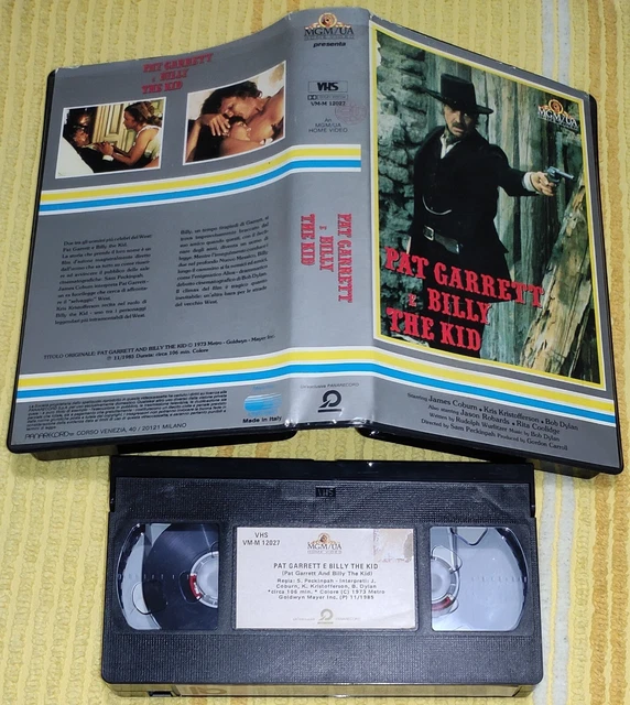 VHS PAT GARRETT E BILLY THE KID (1985, 1ª edizione MGM) videocassetta ...