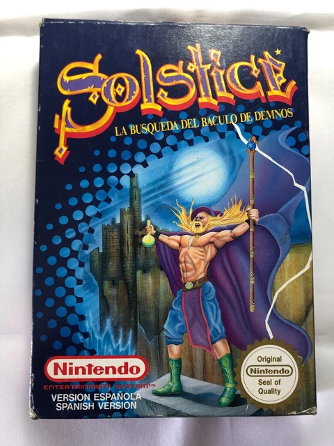 SOLSTICE. LA BUSQUEDA Del Baculo De Demnos. Nintendo Nes. Pal España ...