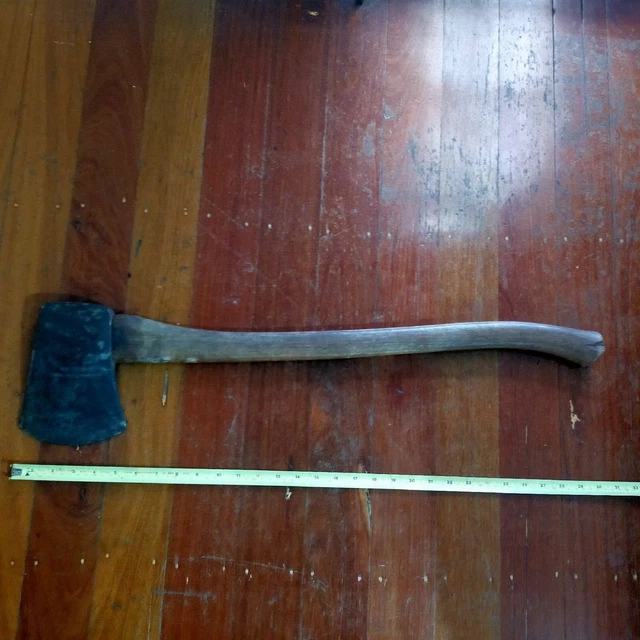 VINTAGE TOOL AXE Hytest Forged Tools 4-1/2 2Kg Aussie Made Collectible ...