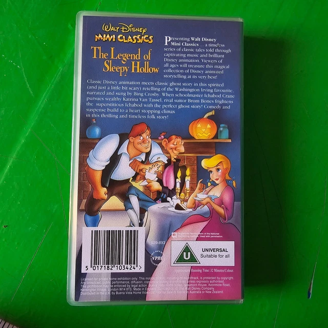 WALT DISNEY MINI Classics The Legend Of Sleepy Hollow VHS £8.00 ...
