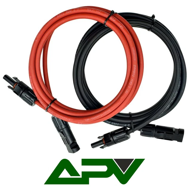 0% MWST. SOLARKABEL Solarleitung Verlängerungskabel rot schwarz 4 6 mm² PV Kabel EUR 5,66 ...