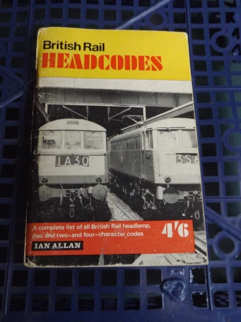 IAN ALLAN ABC BR Headcodes Trains 1968 Unmarked Book £4.95 - PicClick UK