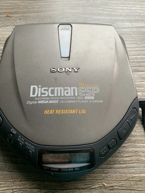 SONY CD DISCMAN MODEL D-E300AN Digital Bass Music Retro Player £29.95 ...