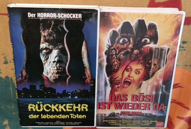2X VHS ZOMBIE Lebende Toten Splatter Horror Gore Carrera IMV EUR 19,99 ...
