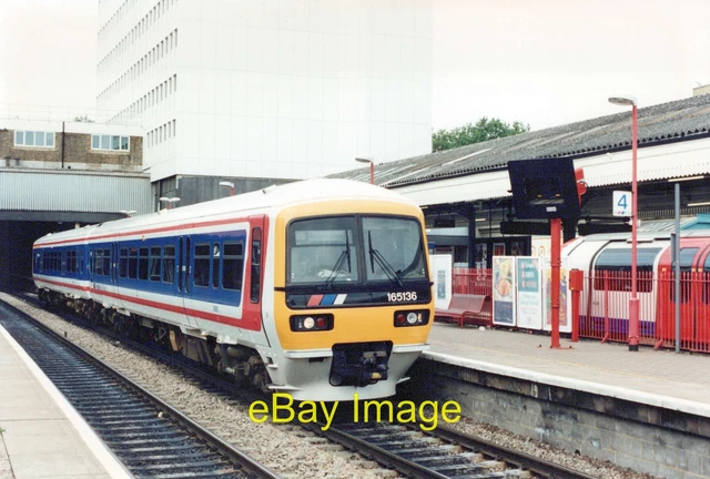 RAILWAY PHOTO 6X4 DMU Class 165 165136 NSE Ealing c1993 £1.80 - PicClick UK