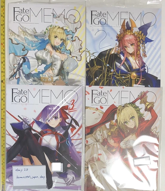 WADA ARCO FATE Grand Order MEMO 1 2 3 4 set Wadamemo art book fgo dojin ...