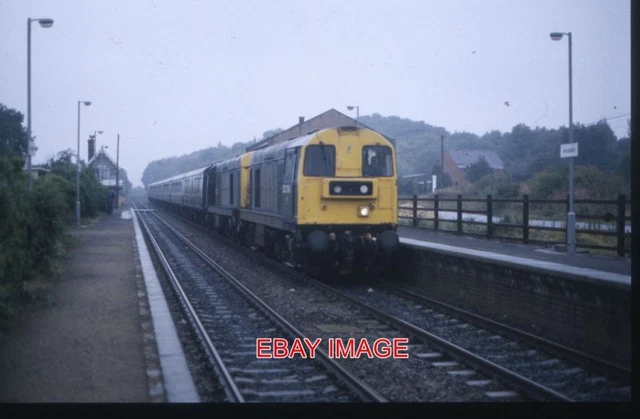 ORIGINAL 35MM SLIDE CLASS 20 LOCO NO 20218 & 20099 AT ANCASTER 9/89 £3. ...