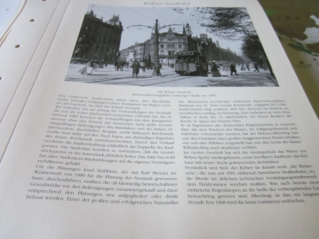 KÖLN ARCHIV 1 Stadt 1091a Neustadt Hohenzollerinring Ecke ...
