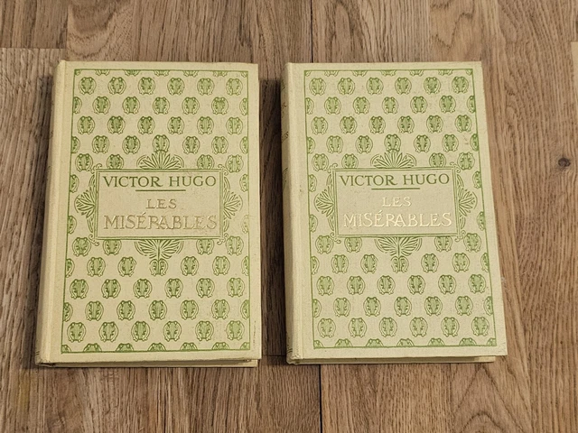LES MISERABLES - Victor Hugo (Version Français) Volumes I and II EUR 23 ...
