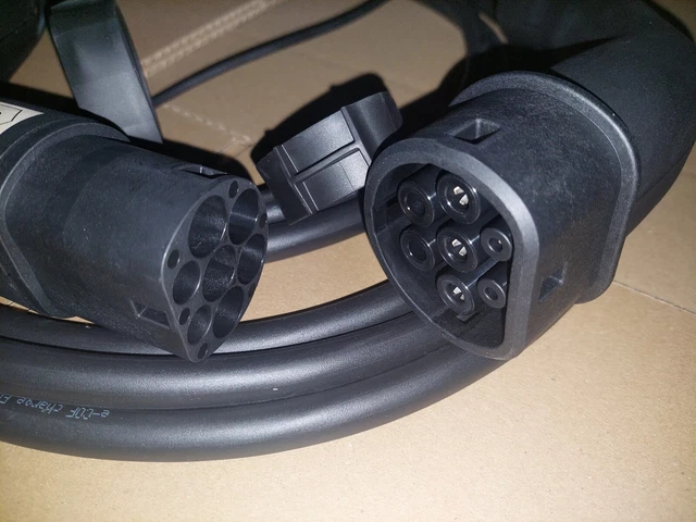ORIGINAL CITROEN PEUGEOT EV Charging Cable 22kW Type 2/Type 2, 32A, 5 ...