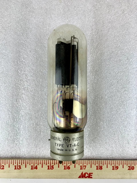 VINTAGE U.S. ARMY Signal Corps GE Vacuum Tube VT-4-C | Radio Audio ...