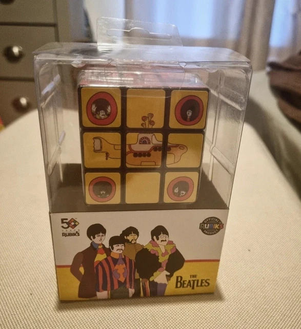 THE BEATLES OFFICIAL Rubik's Cube Yellow Submarine £20.00 - PicClick UK