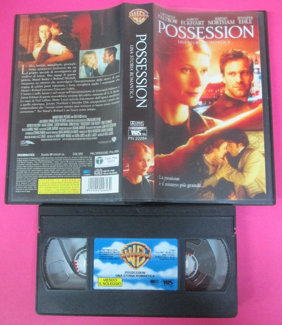VHS FILM POSSESSION una storia romantica 2003 Gwyneth Paltrow WARNER(F100)no dvd EUR 2,99 ...