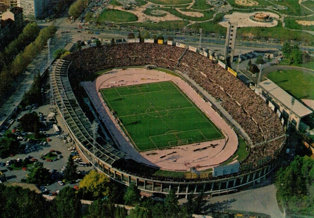 CARTOLINA VECCHIO STADIO Filadelfia Torino - 1987 Con Bollo E Annullo ...