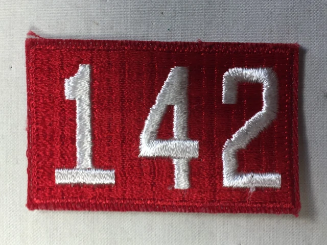 142 RED WHITE Unit Number Fully Embroidered BSA Patch $8.99 - PicClick