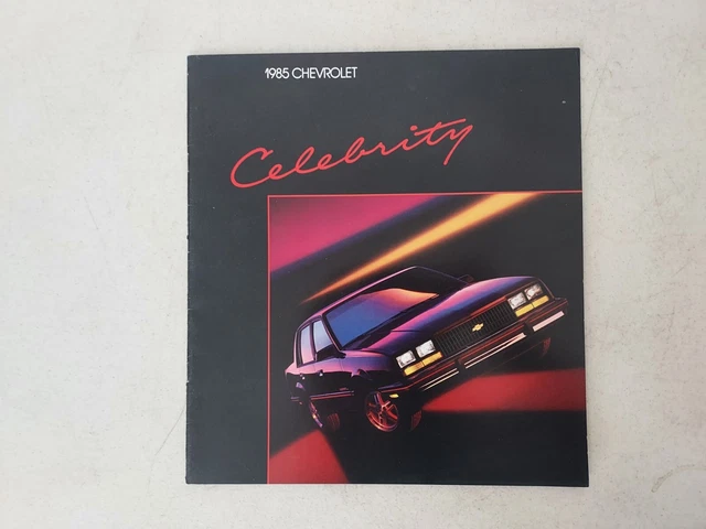 VINTAGE 1985 CHEVROLET GM Celebrity Eurosport Brochure Catalog 12"x11 ...
