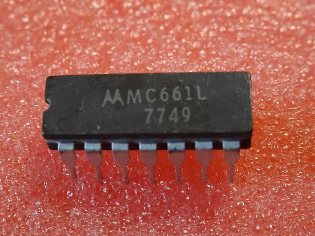 MC661L MOTOROLA - Expandable Dual 4-input NAND Gate - Ceramic DIP14 - NEW ! EUR 15,00 - PicClick FR