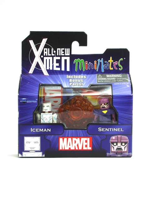 MARVEL MINIMATES ICEMAN & Sentinel All-New X-Men Series 59 Figures New ...