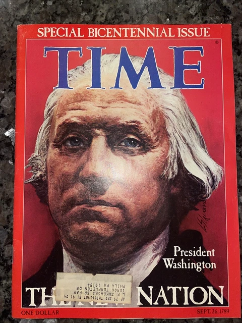 TIME MAGAZINE 1976 Special Bicentennial Issue President Washington Sept ...