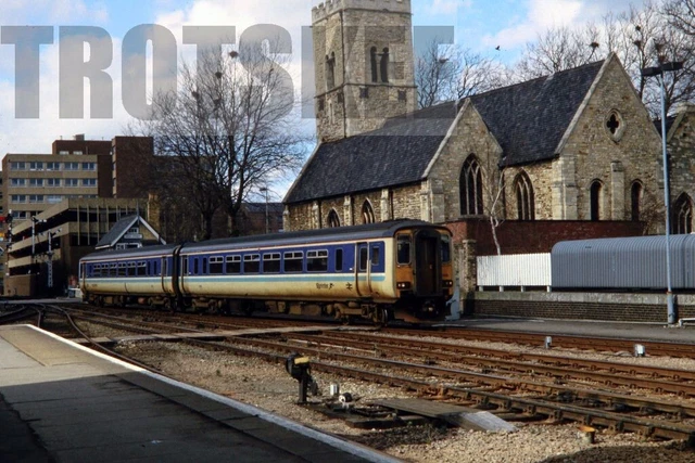 35MM SLIDE BR British Railways DMU Class 156 156415 1995 Lincoln Orig £ ...