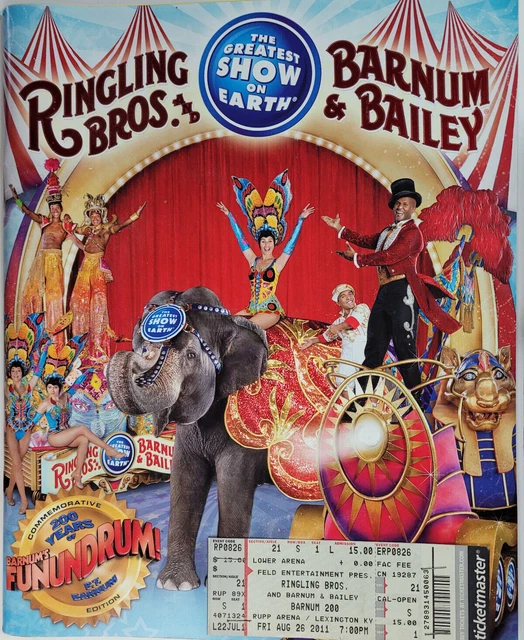 RINGLING BROS AND Barnum & Bailey Circus 2010 Souvenir Program ...