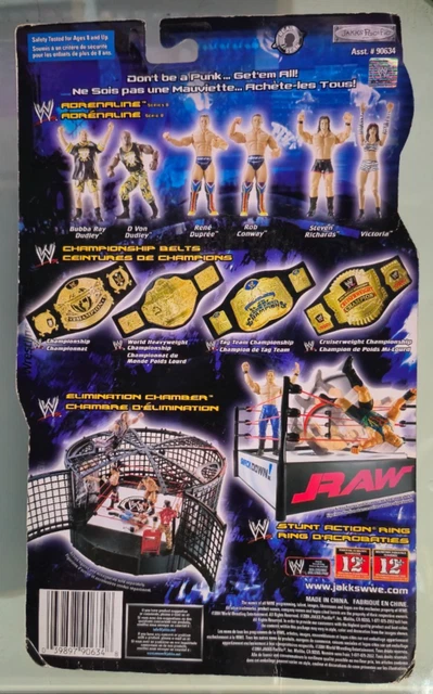 TAJIRI WWE RUTHLESS Aggression Series 10.5 Ring Rage JAKKS Wrestling ...