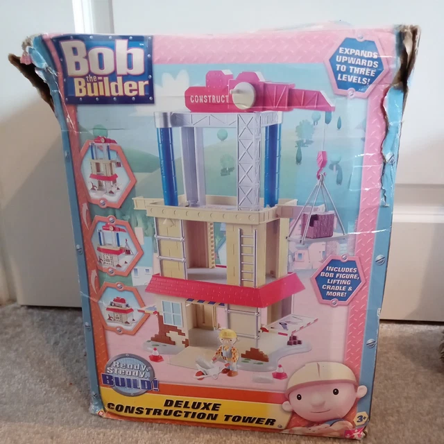BOB THE BUILDER Deluxe construction tower with builders yard and ...