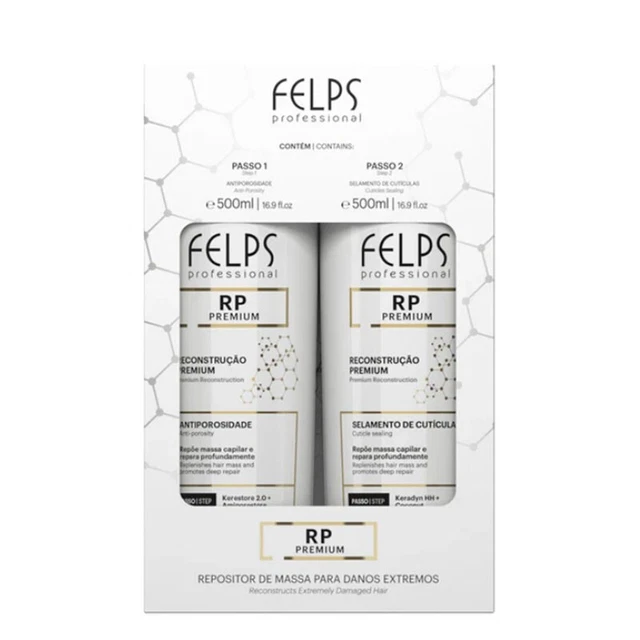 FELPS PROFESSIONAL RP Premium Ricostruzione capelli KIT 2x500ml EUR 130 ...