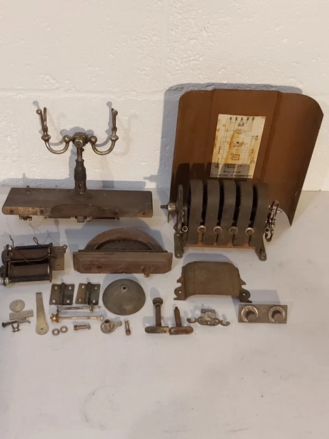 JOB LOT OF Antique British Ericsson, Beeston Telephone Parts C.1900-10 ...