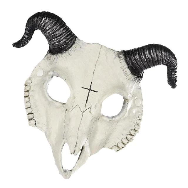 HALLOWEEN COSPLAY GOAT Skull Mask Full Face for Carnival Costume ...