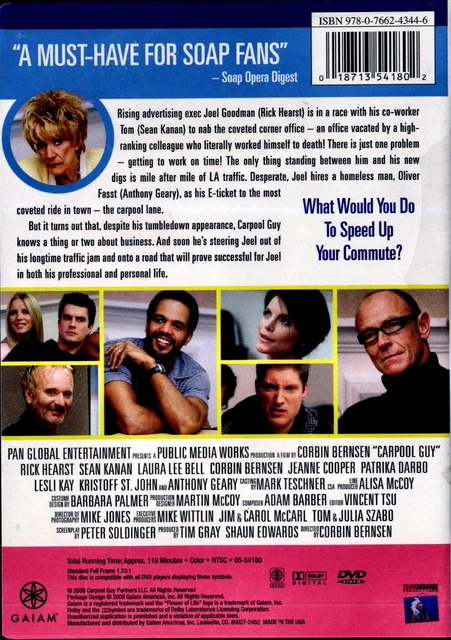 CARPOOL GUY - Rick Hearst, Sean Kanan, Anthony Geary, Jeanne Cooper ...