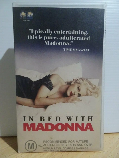 IN BED WITH Madonna ~ VHS Video ~ (#101) £10.03 - PicClick UK