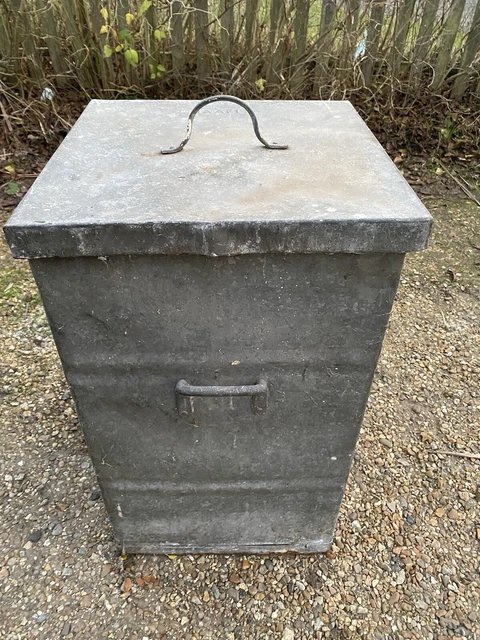 VINTAGE MILITARY Naafi Galvanised Storage Tin £94.32 - PicClick UK
