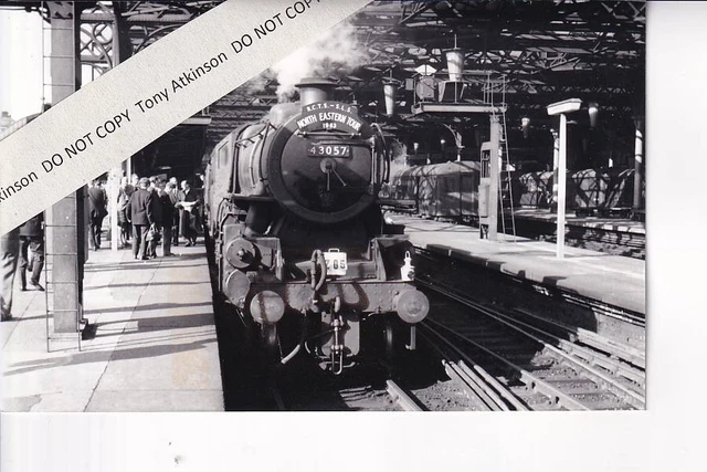B.R. - EX Lms - Ivatt 2-6-0 No. 43057 @ Newcastle - Vintage Image ...