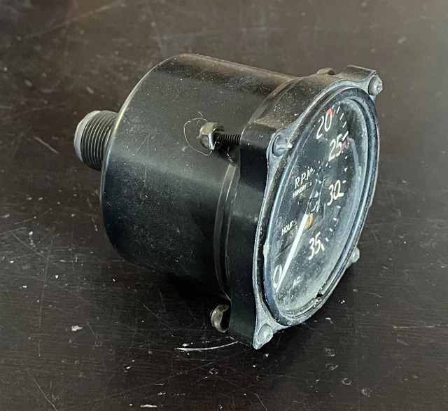 VINTAGE A.C. AIRCRAFT Engine Tachometer RPM Tach WW2 £25.91 - PicClick UK