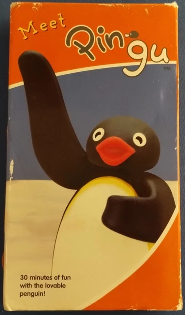 PINGU THE PENGUIN: Meet Pingu VHS Animated Kids Cartoon 2003 Rare Paper ...