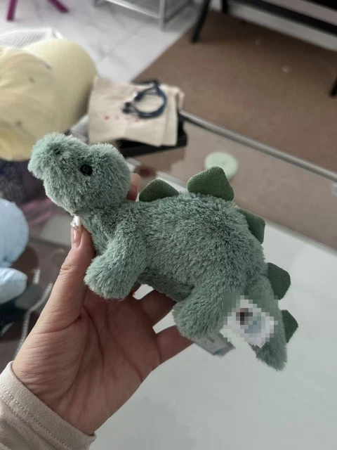 MINI FOSSILY STEGOSAURUS Soft Toy - Tiny Small Dinosaur Plush £15.30 ...
