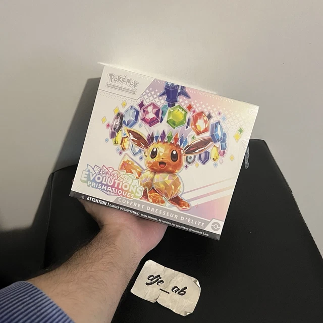 COFFRET POKÉMON ETB EV8.5 Evolutions Prismatiques FR Française Neuve ...