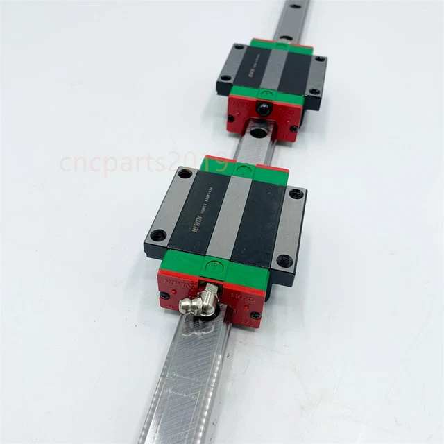 HIWIN HGR20 LINEAR Rail Guide & 2pc HGW20CC Rail Block Slider CNC ...