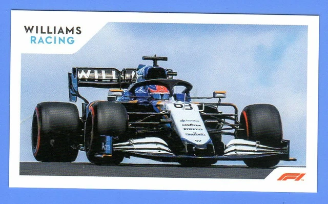 TOPPS OFFICIAL F1 Sticker Formula 1 2021 #207 George RUSSELL Williams ...