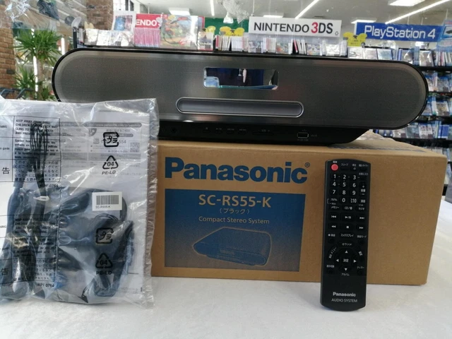 PANASONIC SC-RS55 COMPACT Stereo System Gold W450 x H107 x D245 mm F/S ...