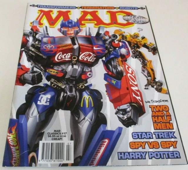 MAD MAGAZINE COMIC - Australian Edition - Transformers & Robots, 80 ...