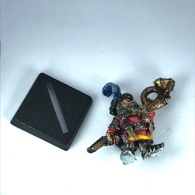 CLASSIC DWARF MUSICIAN with Pistol - Warhammer Citadel Marauder Fantasy ...