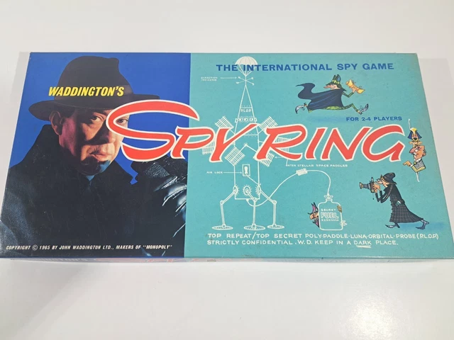 VINTAGE SPY RING Board Game. Waddington’s 1965. Used £13.20 - PicClick UK