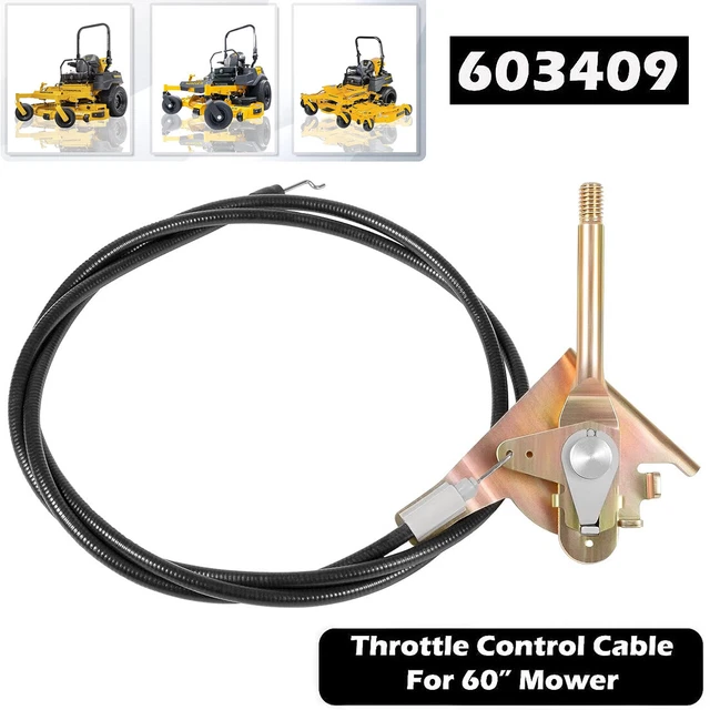 60& THROTTLE CONTROL Cable For Hustler Super Z Super Z HD Replace 603409 16670 $55.78 - PicClick AU