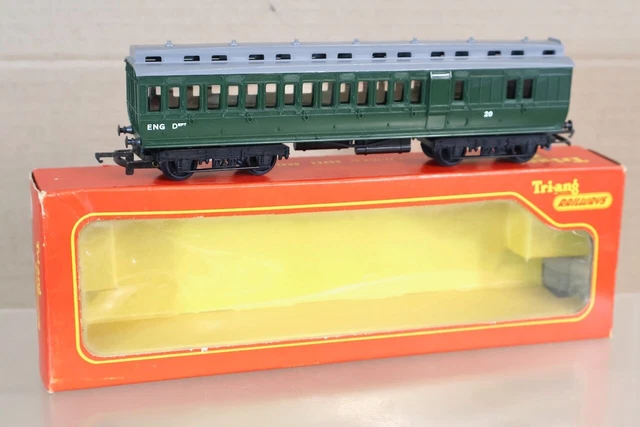 TRIANG R620 BR GREEN ENGINEERING DEPARTMENT CLERESTORY BRAKE COACH 20 ...