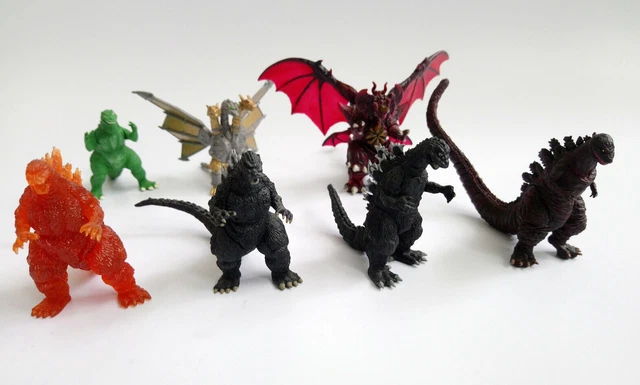 GODZILLA, MECHA KING Ghidorah, Destroyer, Shin Figure set lot HG ...