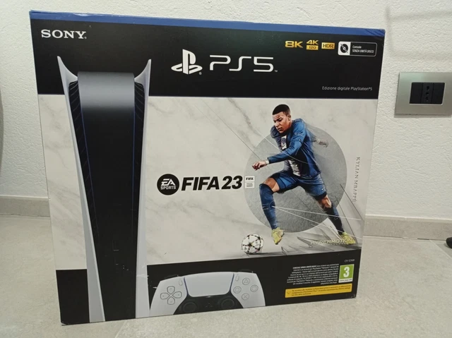 CONSOLE SONY PLAYSTATION 5 Digital Edition + Fifa 23 +Fut Vch G. Italia ...
